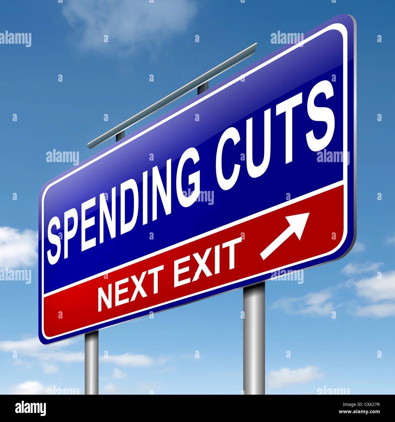 Spending cuts illustration hi-res stock photography and images - Alamy
