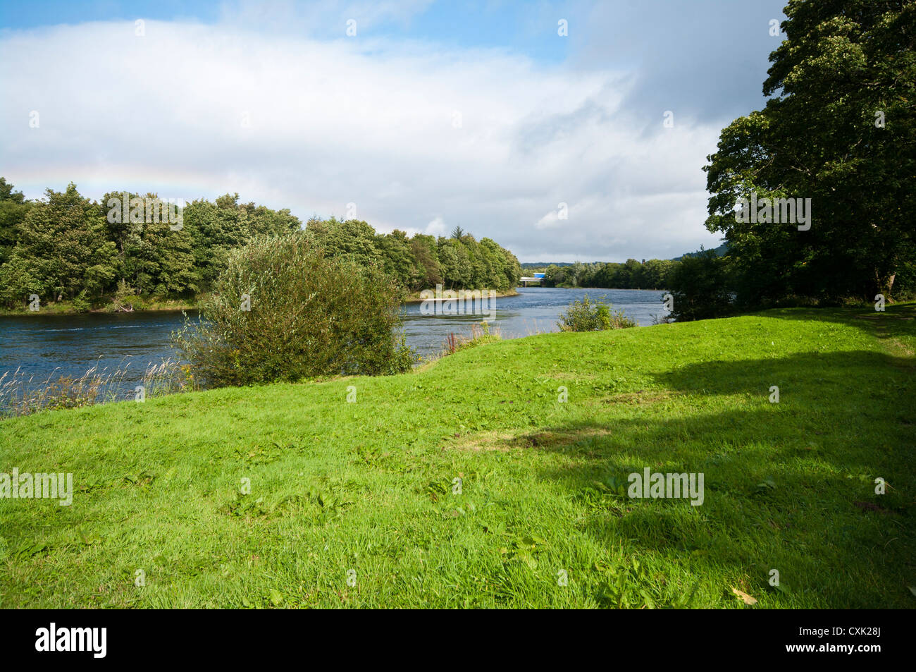 The River Lochy At Inverlochy Fort William Highland Scotland Stock ...