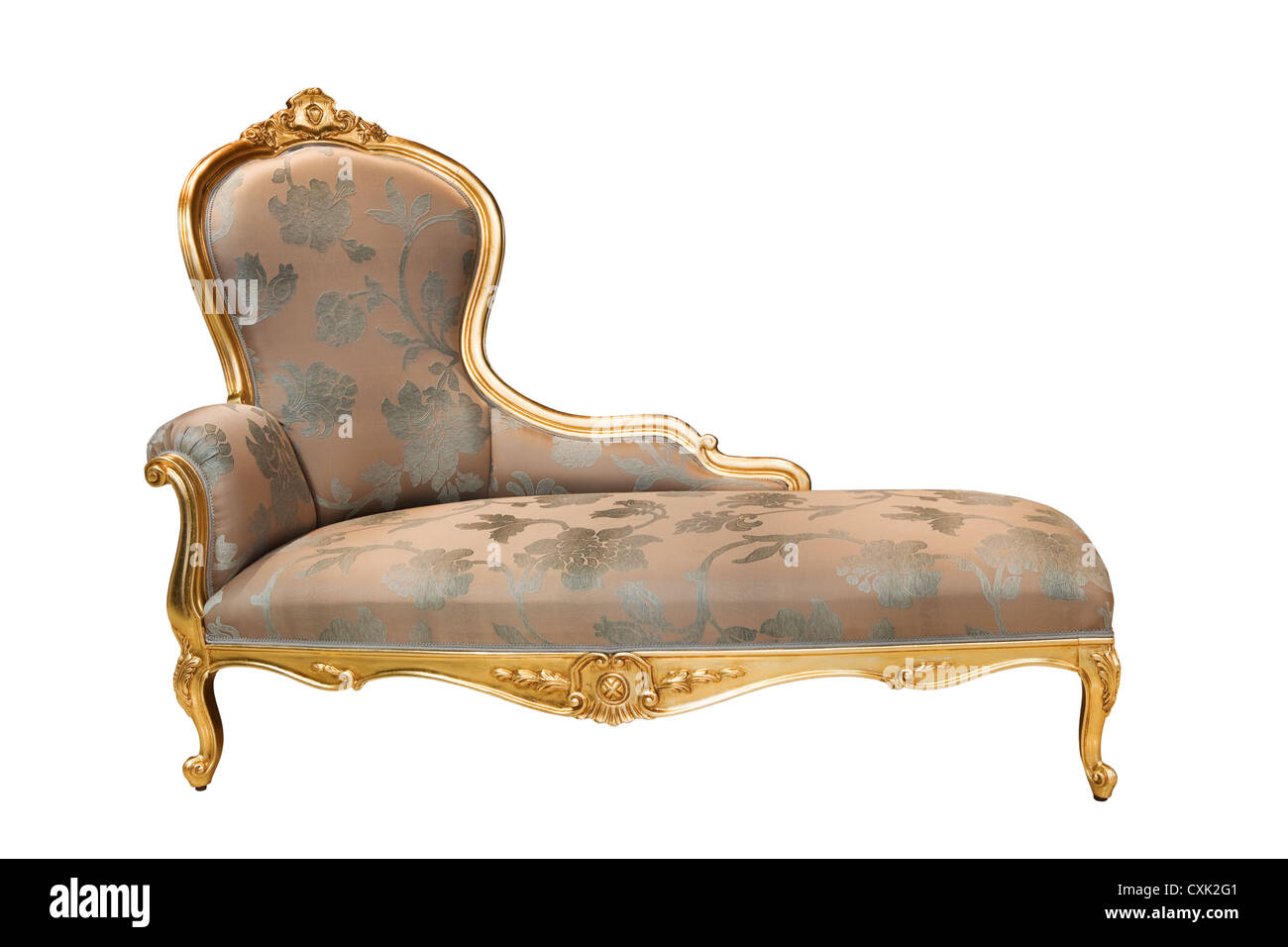 Gold couch Cut Out Stock Images & Pictures - Alamy