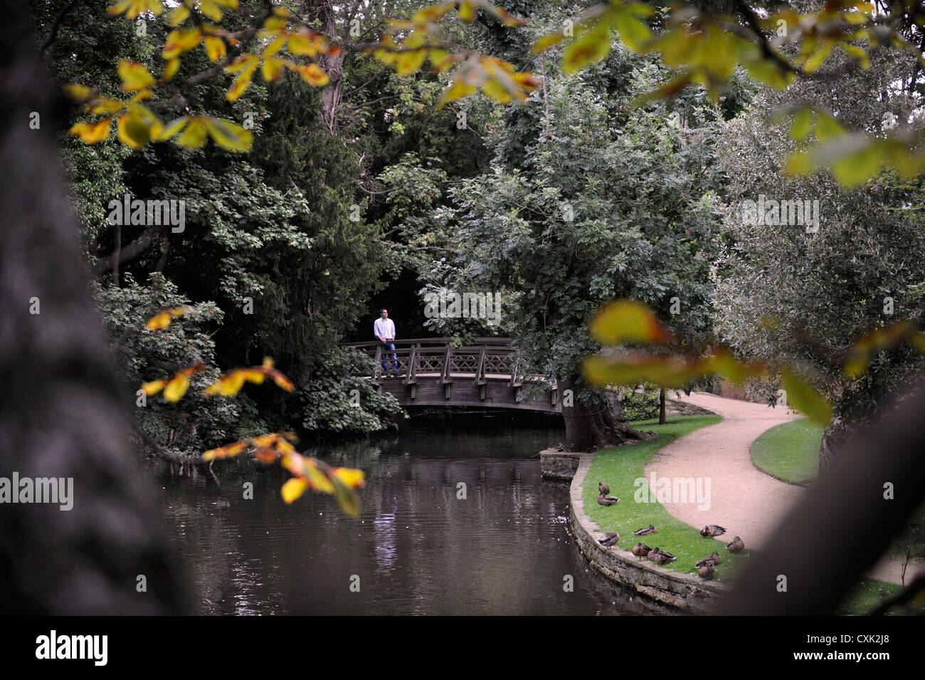 Monet's garden giverny japanese bridge hi-res stock photography and ...