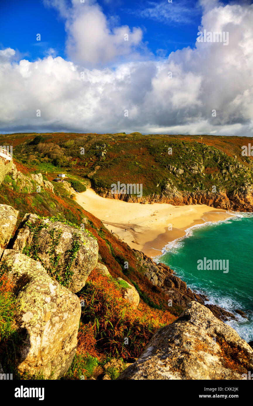 Porthcurno Beach , St.Levan, Cornwall - turquoise water on sand from ...