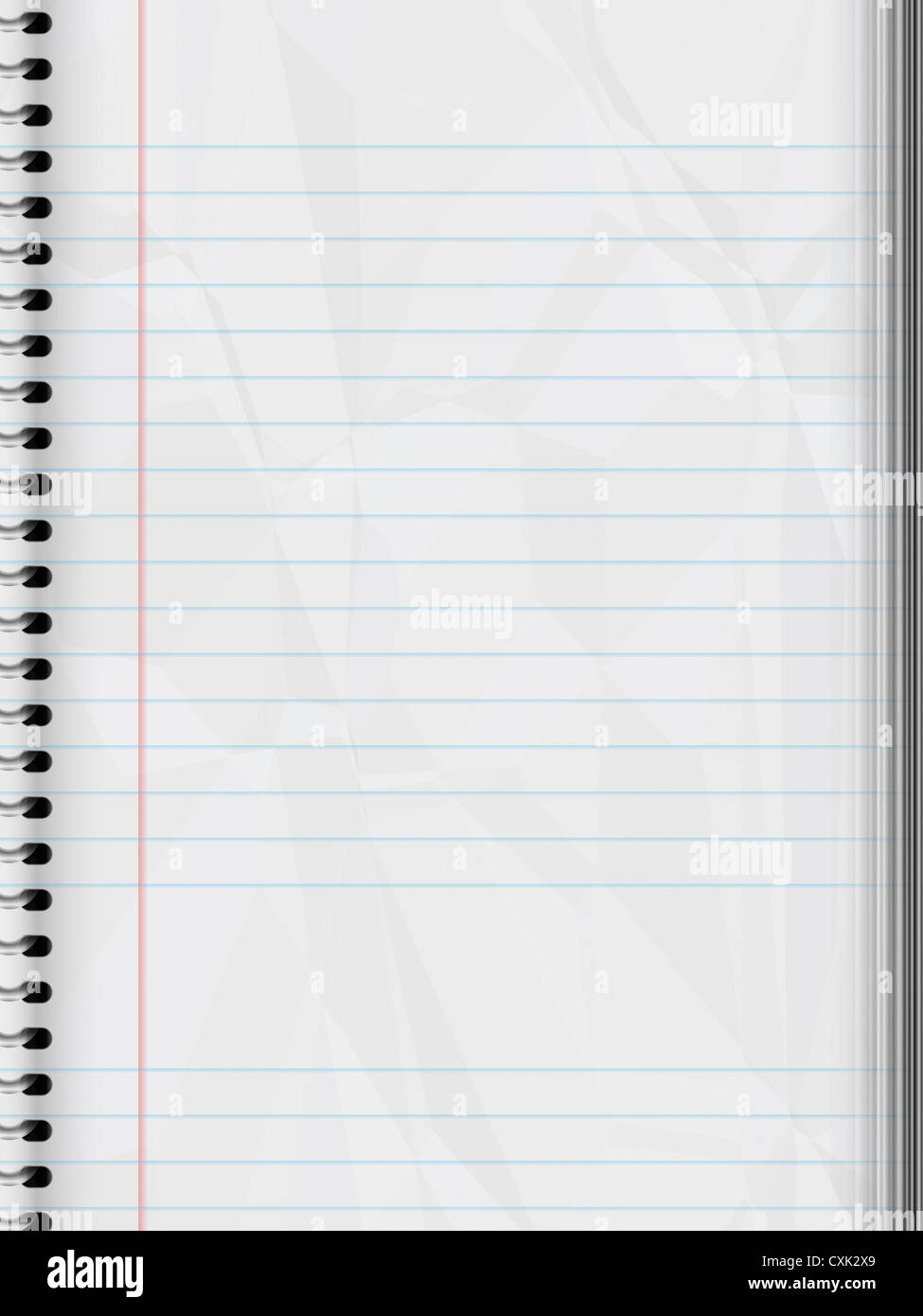Notebook page torn edge hi-res stock photography and images - Alamy