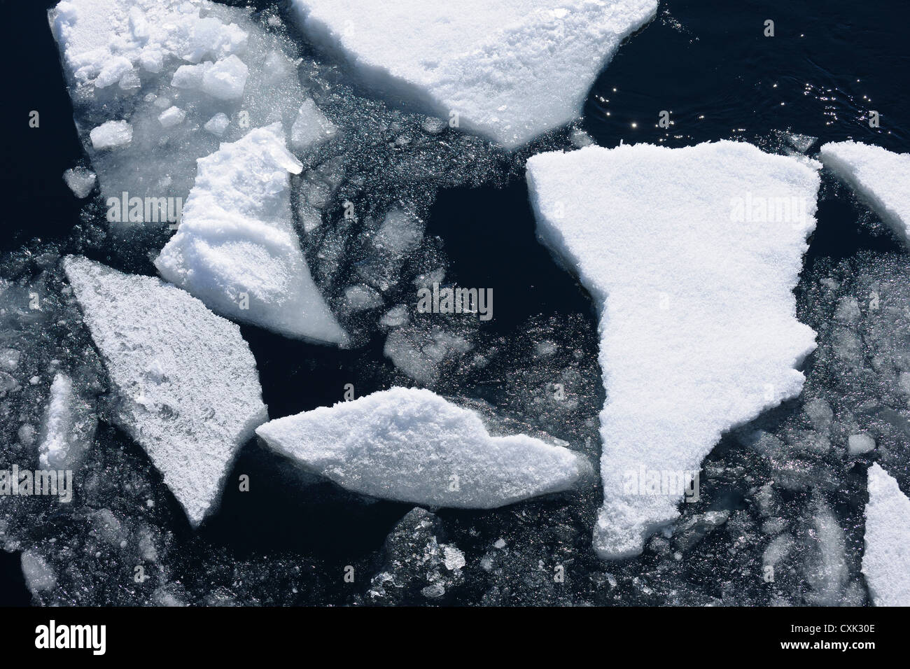Pack Ice, Greenland Sea, Arctic Ocean, Arctic Stock Photo - Alamy