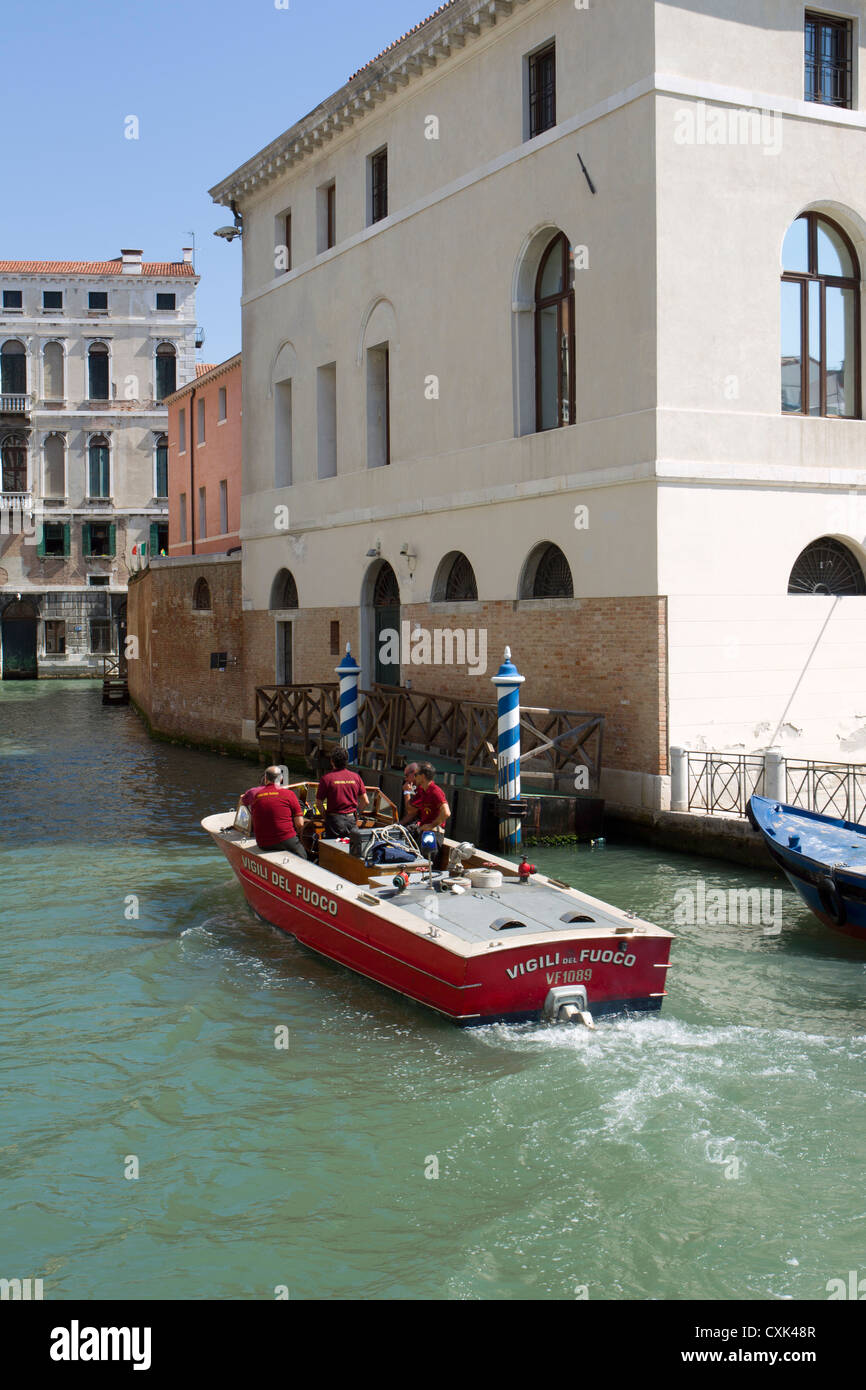 Venice Fire Boat Fire Service High Resolution Stock Photography and ...