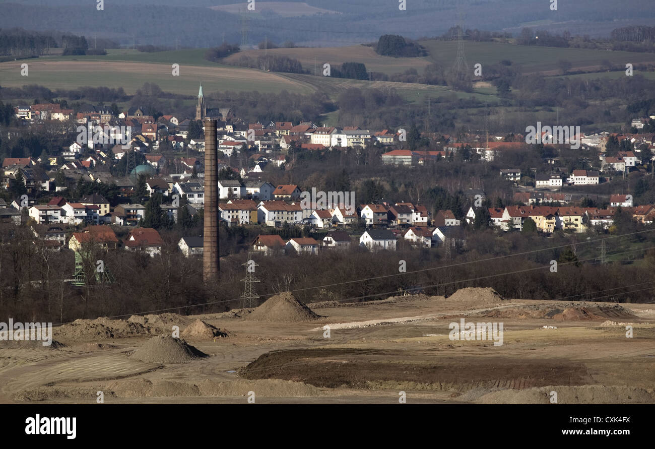 Stuck Pile, Schiffweiler, Saarland, Germany Stock Photo - Alamy