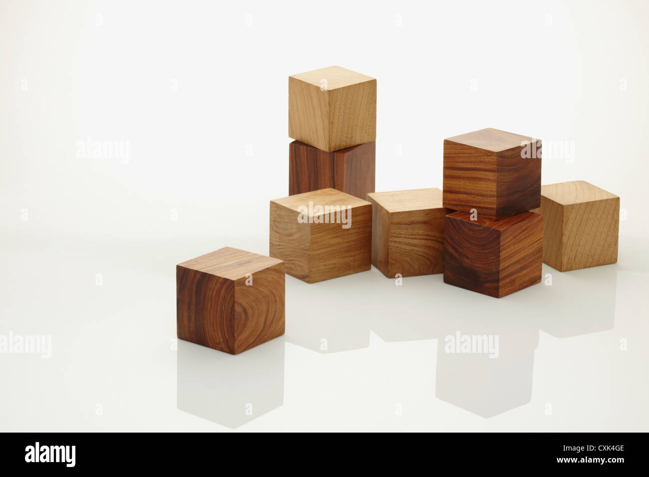 Wooden Building Blocks Stock Photo - Alamy