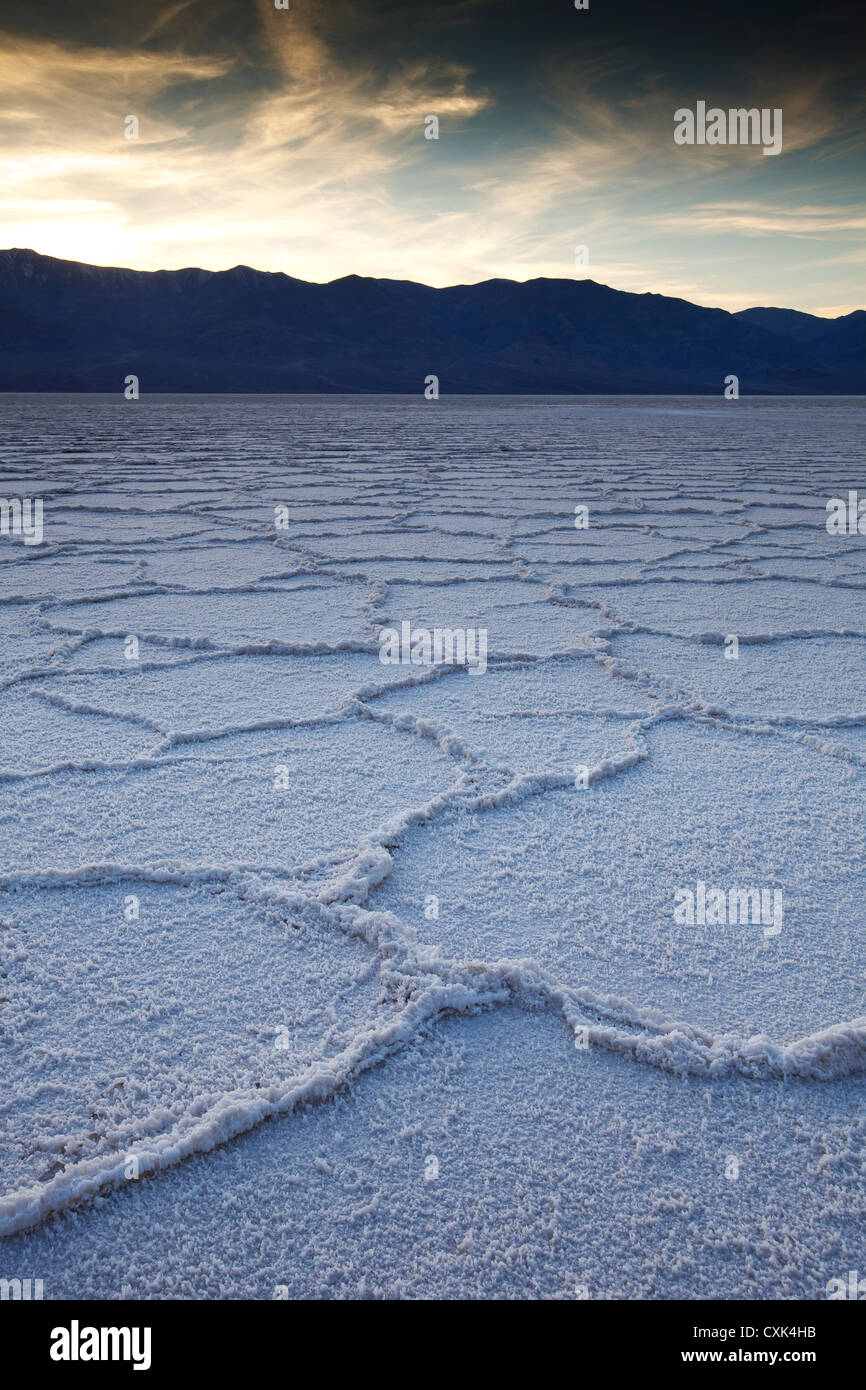 Badwater Salt Flats, Death Valley National Park, California, USA Stock ...
