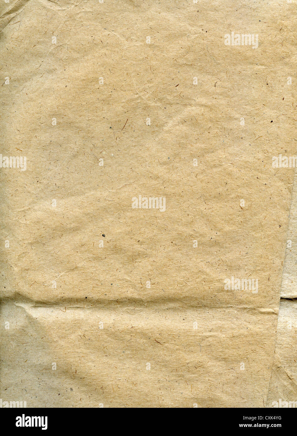 Textured crushed crumpled packaging brown paper background Stock Photo ...
