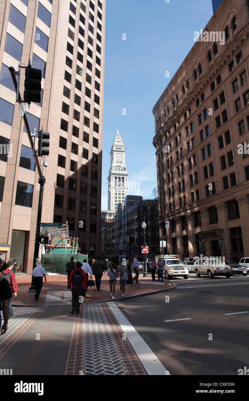 State Street Boston Massachusetts Following The Freedom Trail With The ...