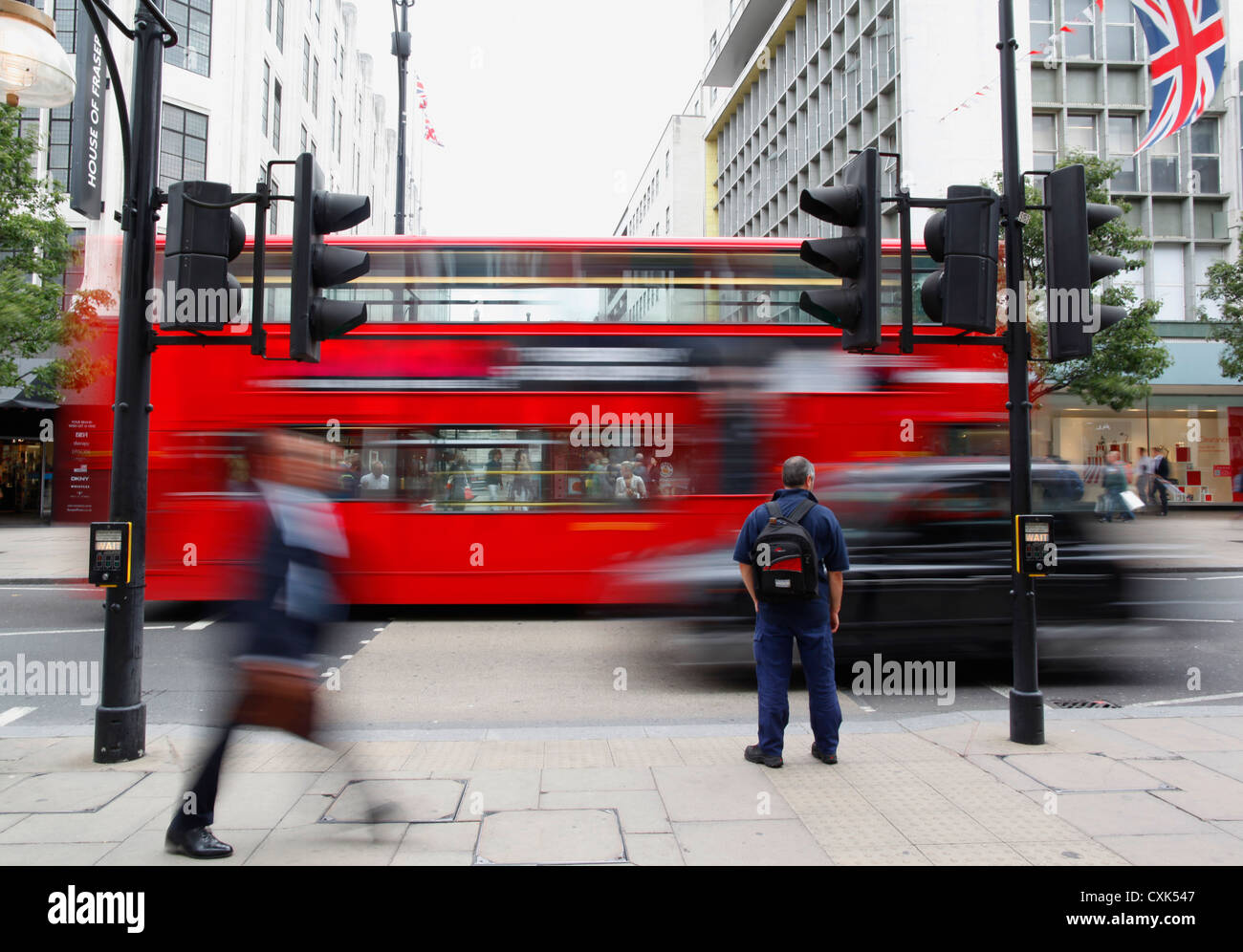 British London Double Decker Bus Stock Photo - Alamy