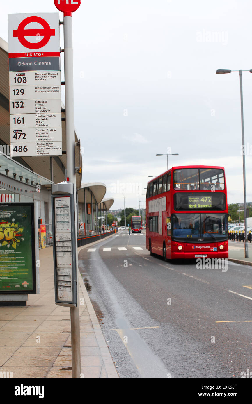 British London Double Decker Bus Stock Photo - Alamy