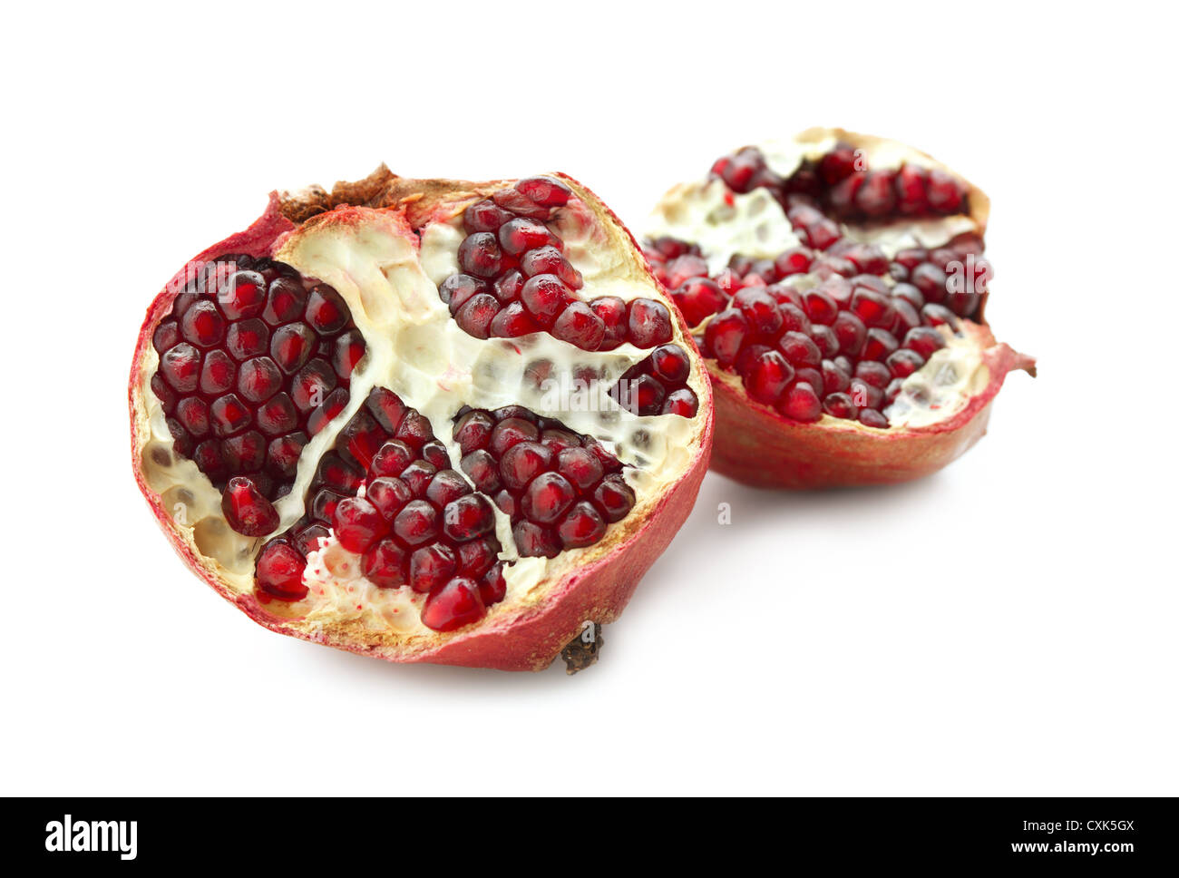 Pomegranate peel Cut Out Stock Images & Pictures - Alamy