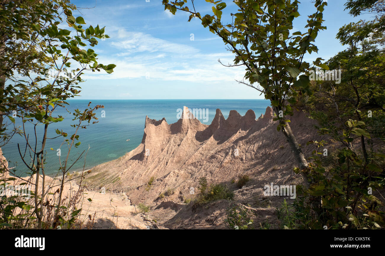 Chimney Bluffs State Park, New York Stock Photo - Alamy
