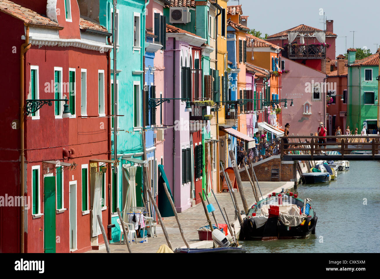 Beautiful Colours Of Burano Island High Resolution Stock Photography ...