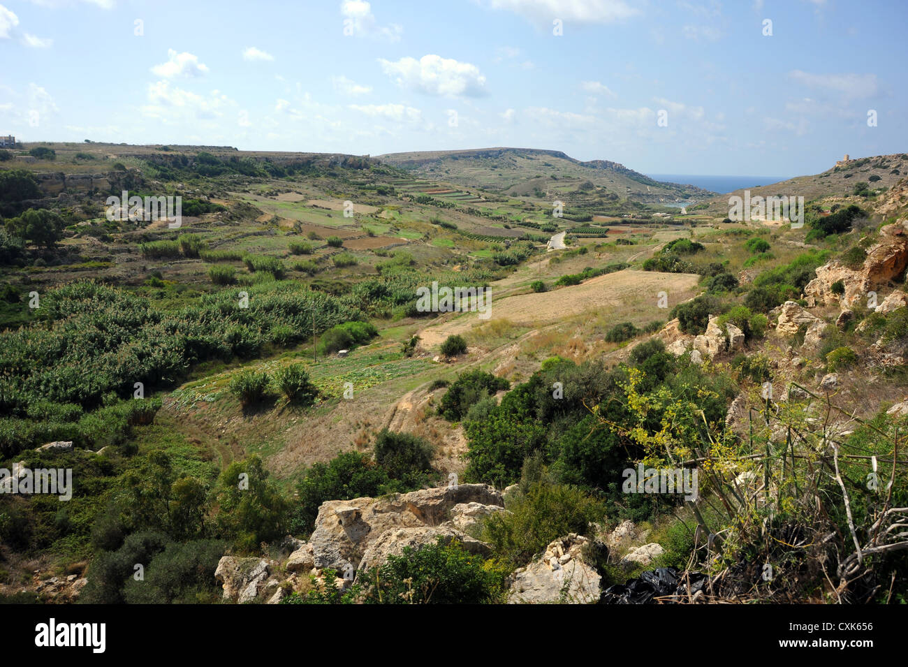 The unspoilt landscape of Malta Stock Photo - Alamy