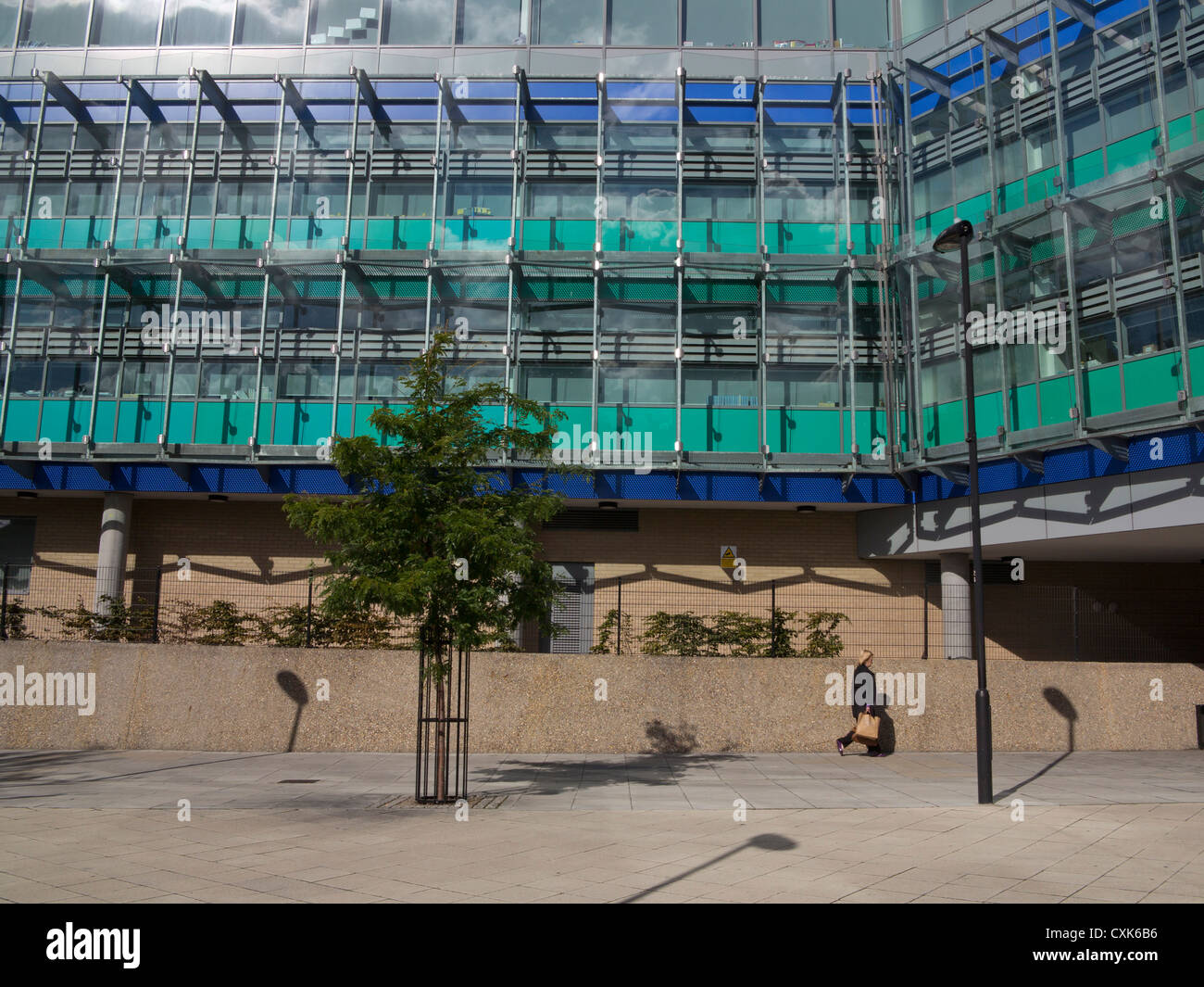 New building of the City Academy secondary school in Hackney, London ...