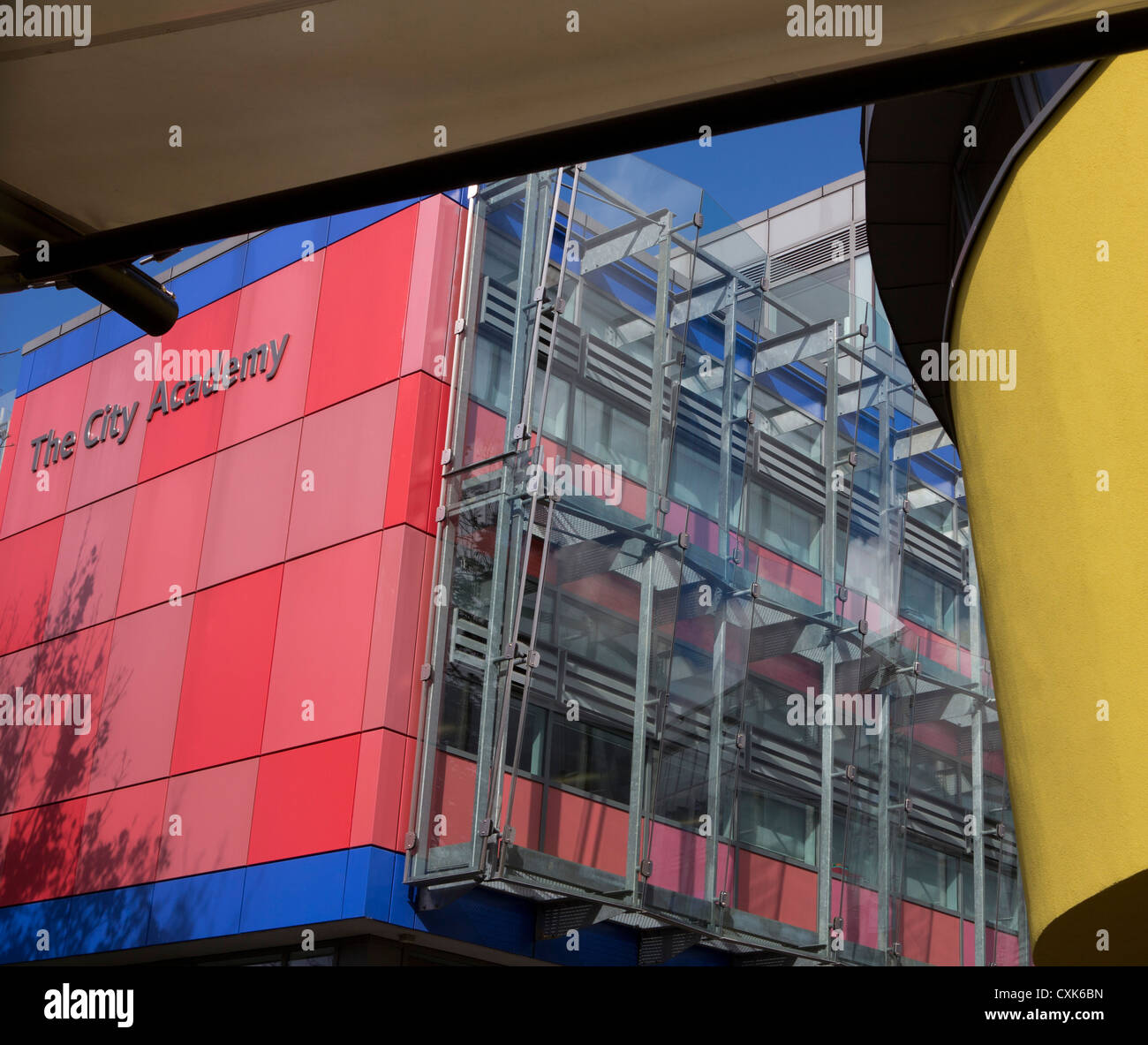 New building of the City Academy secondary school in Hackney, London ...