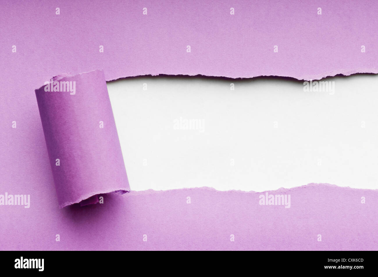 Torn paper with space for your message Stock Photo - Alamy