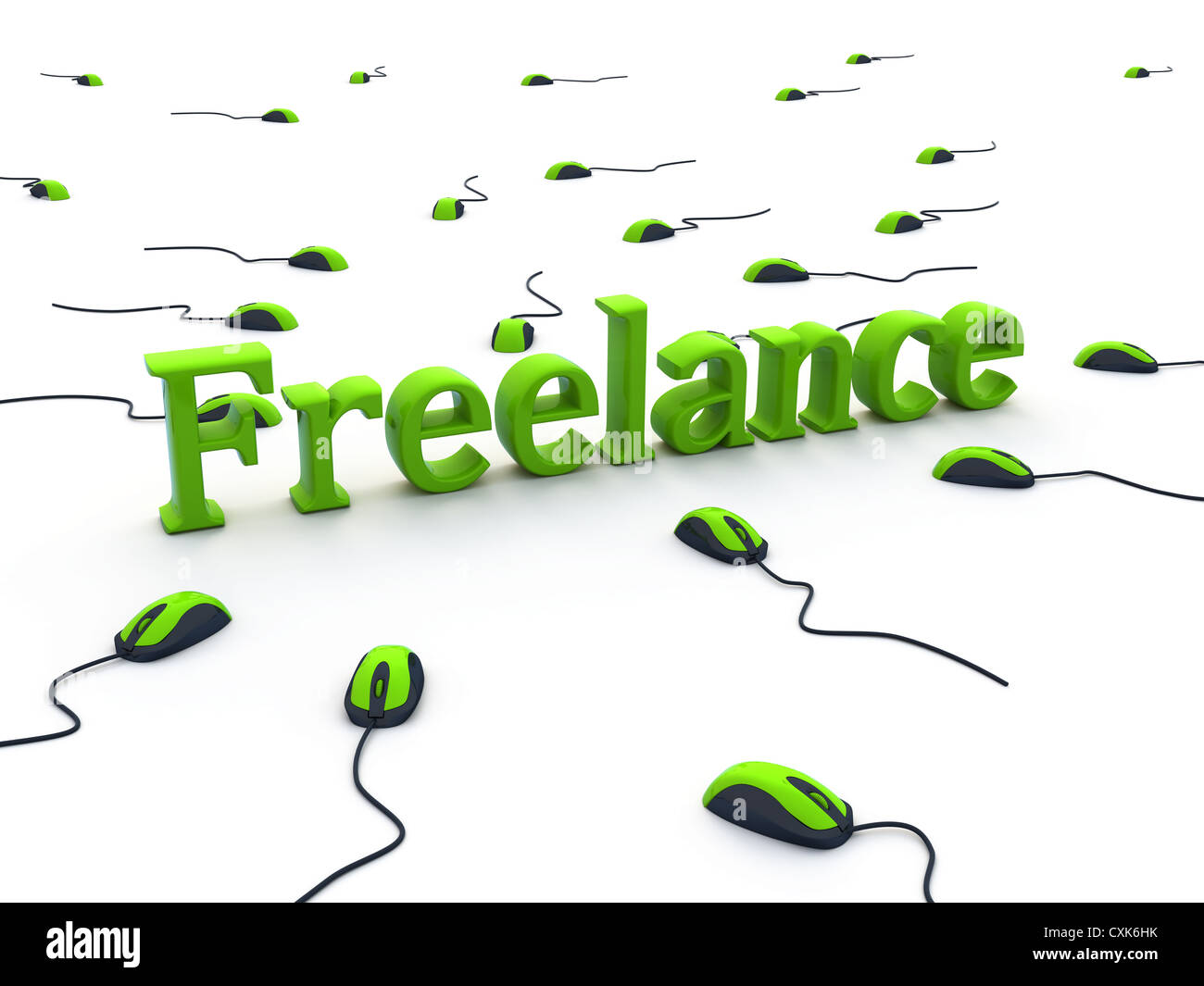 Freelance network Cut Out Stock Images & Pictures - Alamy