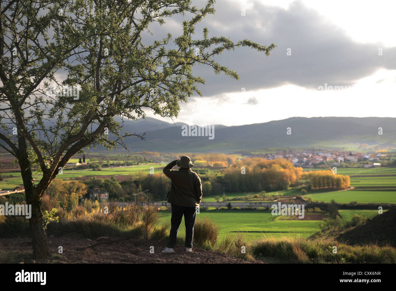 Cardenas valley, San Millan de la Cogolla, Badaran, Rioja wine region ...