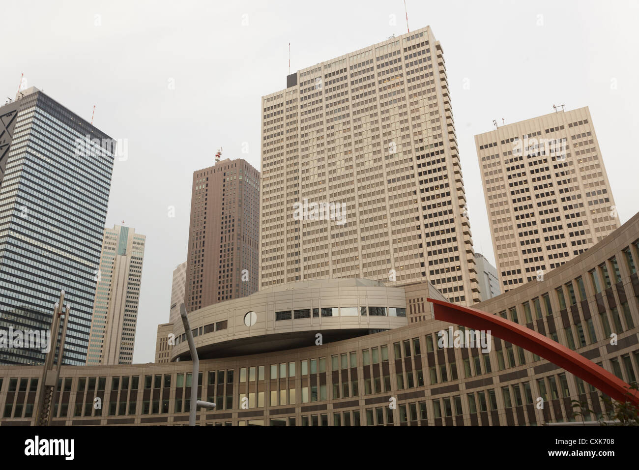 Tokyo, Japan: office buildings in Shinjuku district Stock Photo - Alamy