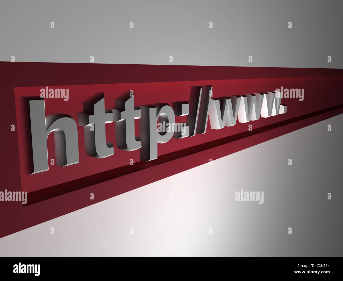 The virtual address. 3d Stock Photo - Alamy