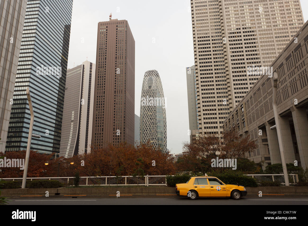 Tokyo, Japan: office buildings in Shinjuku district Stock Photo - Alamy