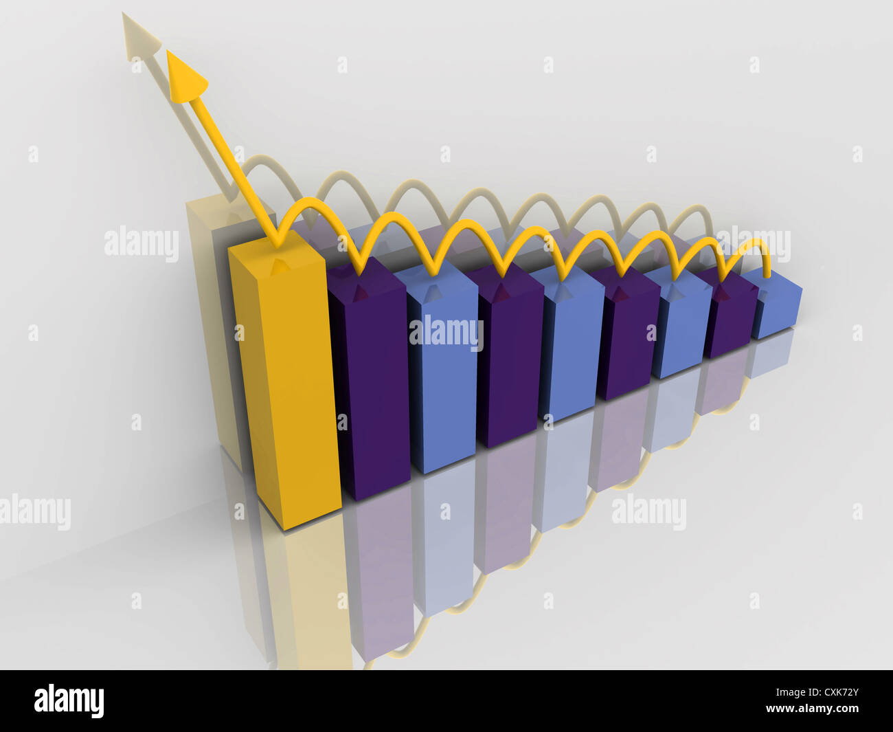 Diagram. Schedule. 3d Stock Photo - Alamy
