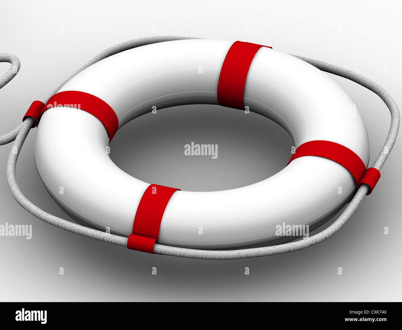 life preserver for first help. 3d Stock Photo - Alamy