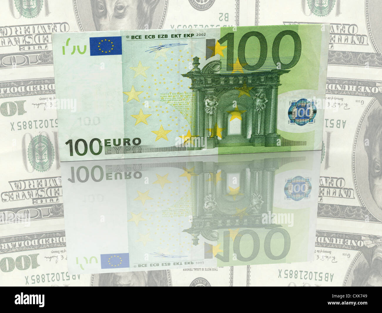 Hundred euro. 3d Stock Photo - Alamy