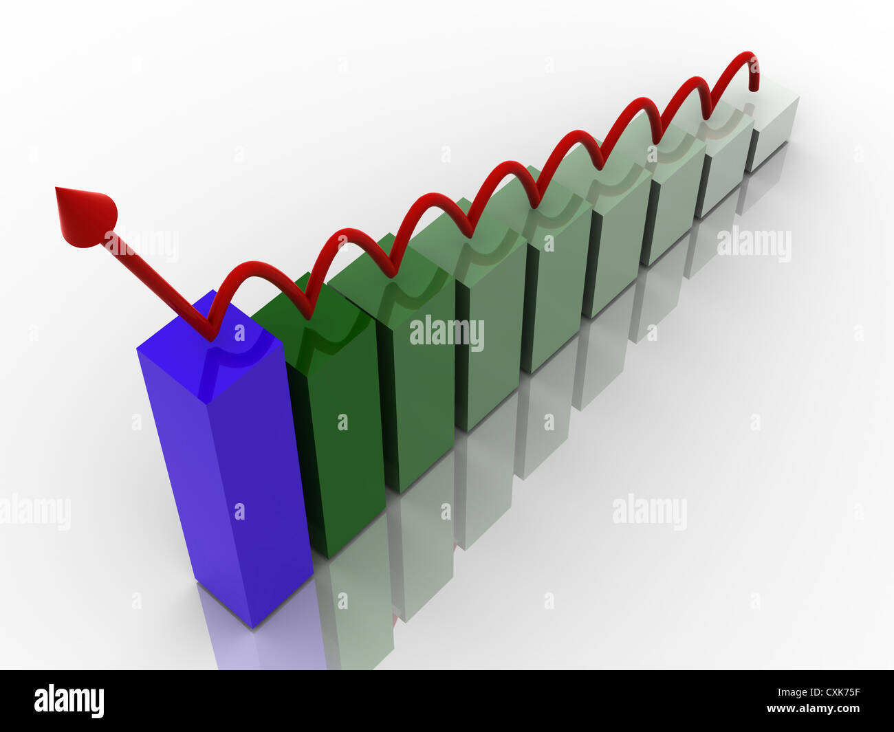 Diagram. Schedule. 3d Stock Photo - Alamy