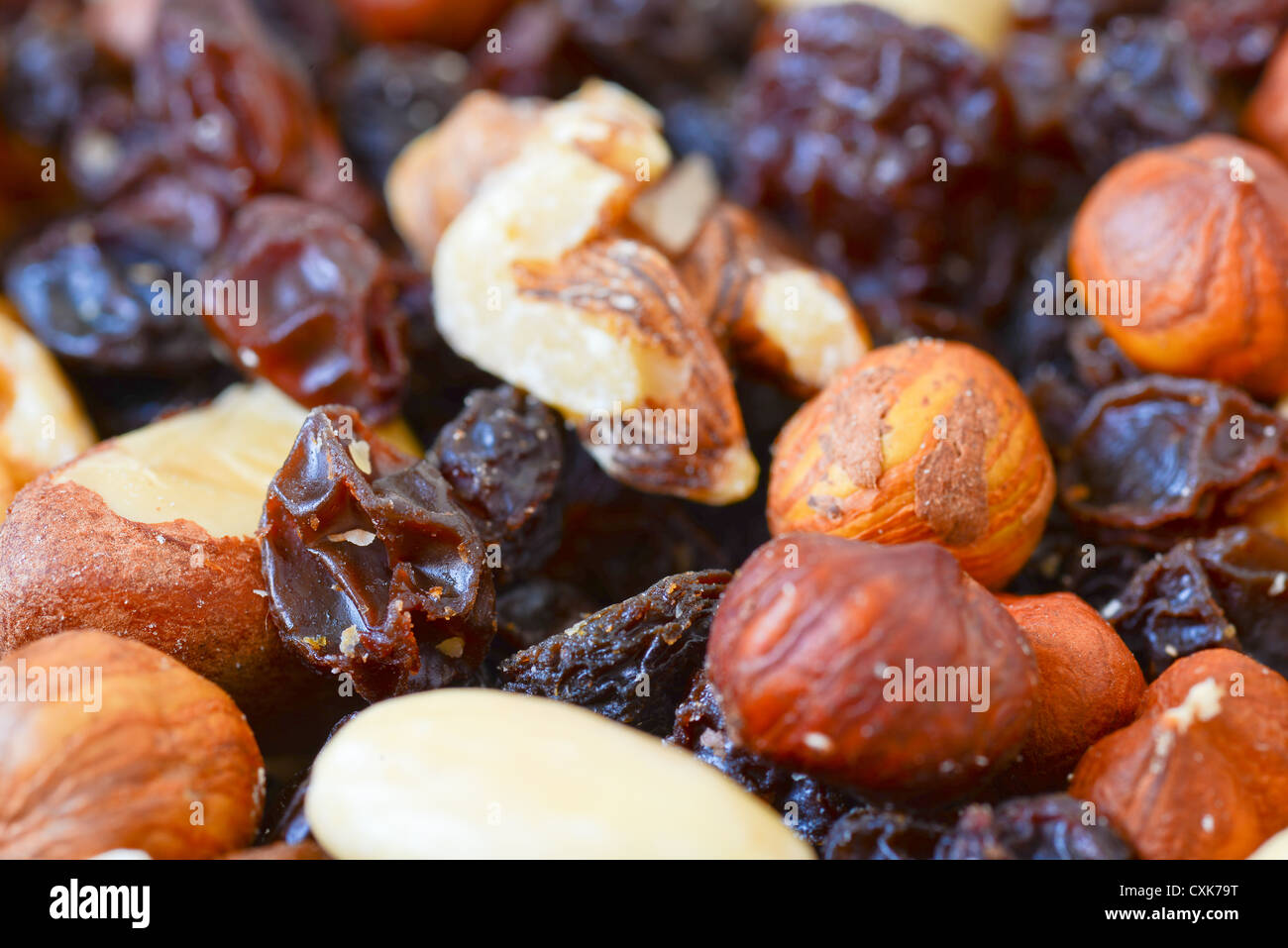 Mixed nuts and dried fruits Stock Photo - Alamy