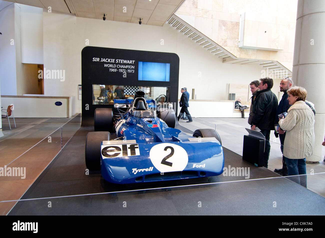 Jackie Stewart's racing car on exhibit at the National Museum of ...
