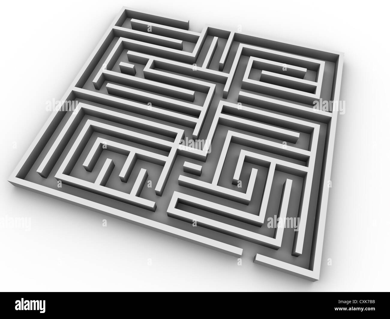 3d labyrinth hi-res stock photography and images - Alamy