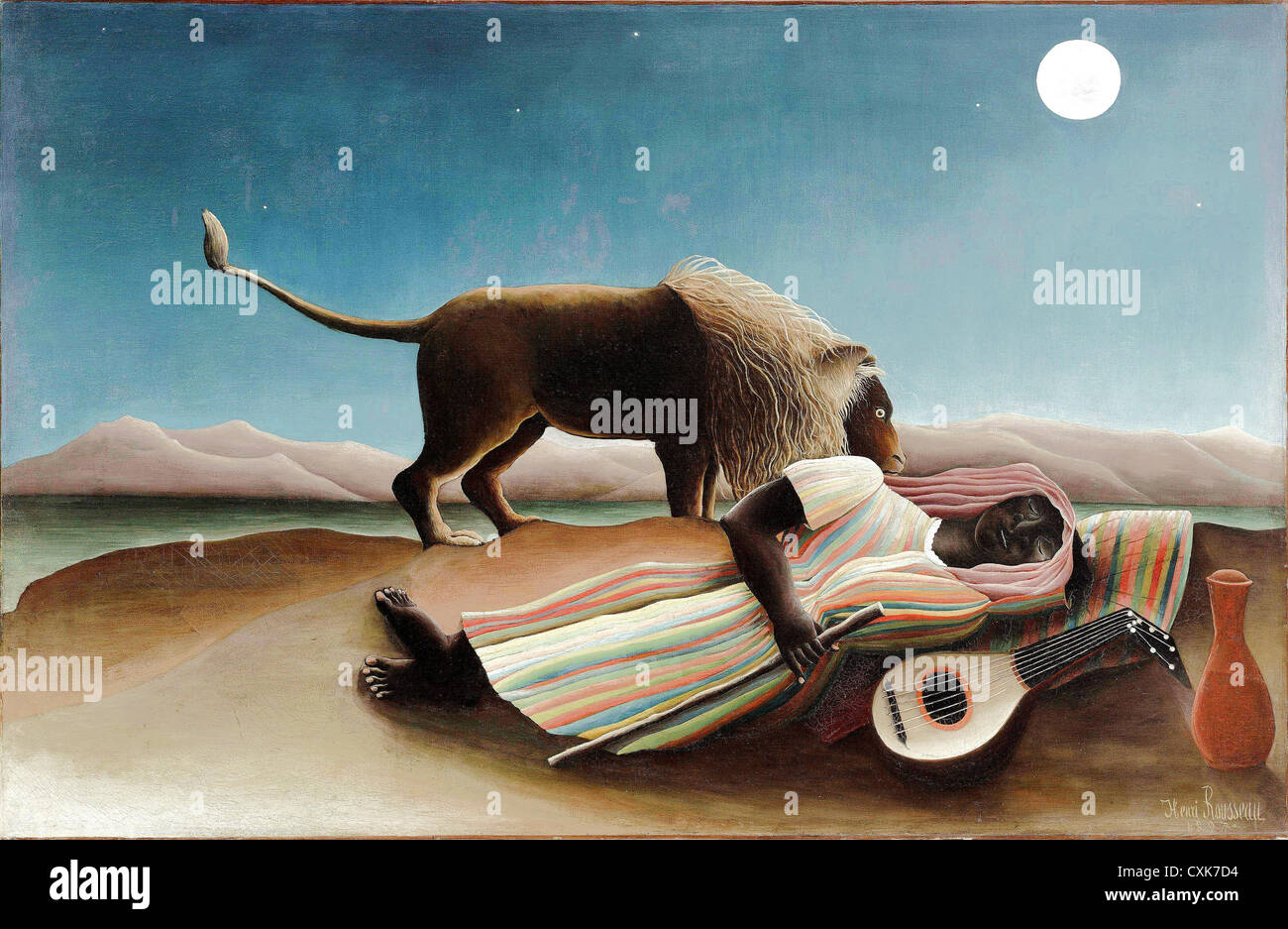 The Sleeping Gypsy by Henri Rousseau, 1897 - Very high quality and ...