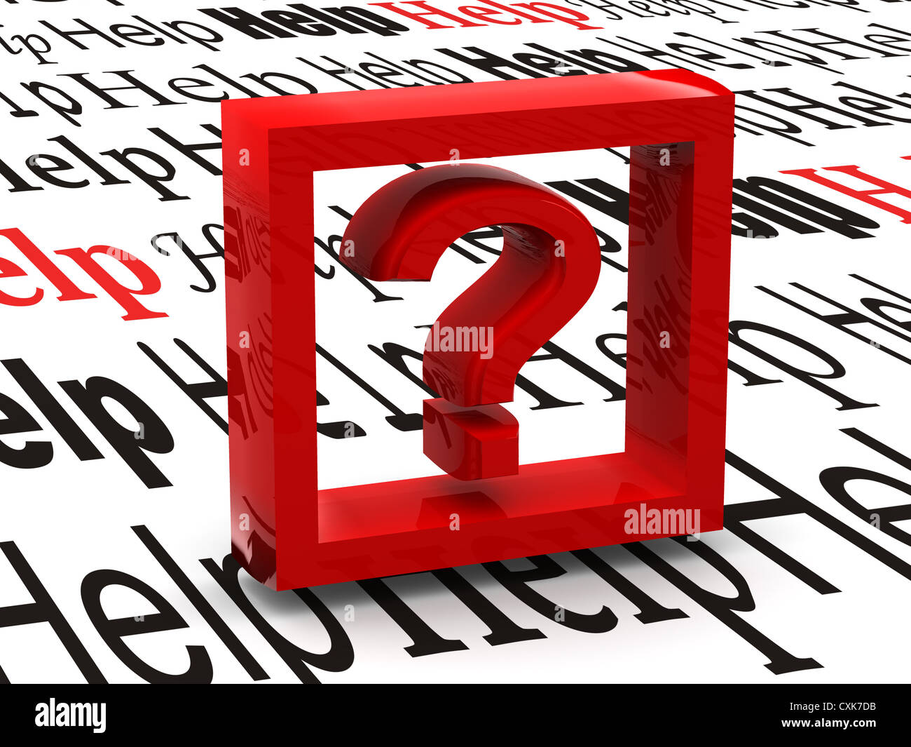 Question. Symbol. 3d Stock Photo - Alamy