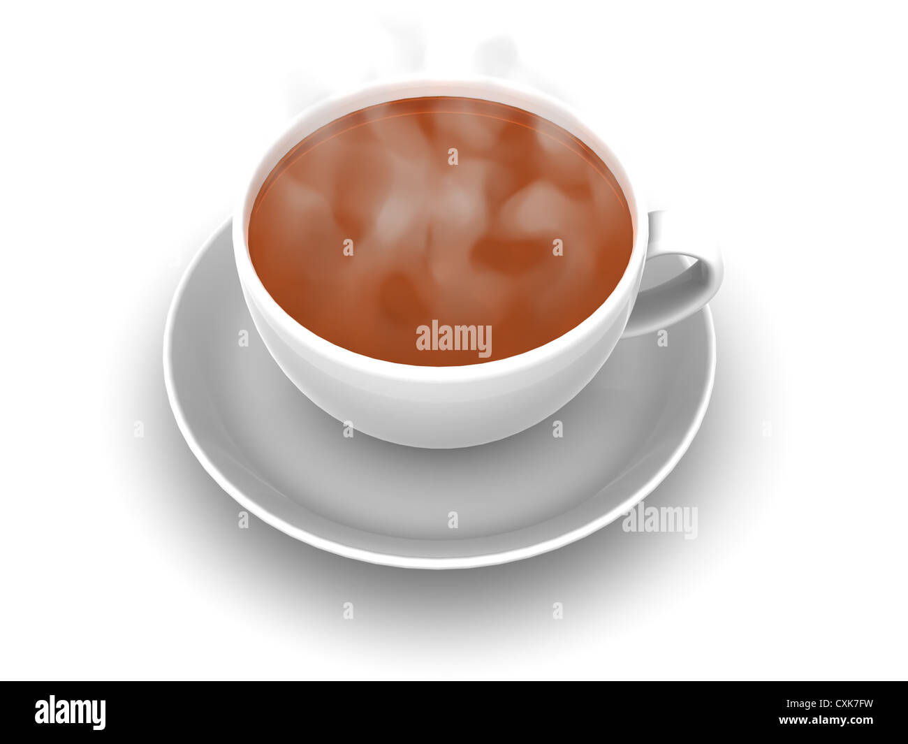 Cup coffees Cut Out Stock Images & Pictures - Alamy