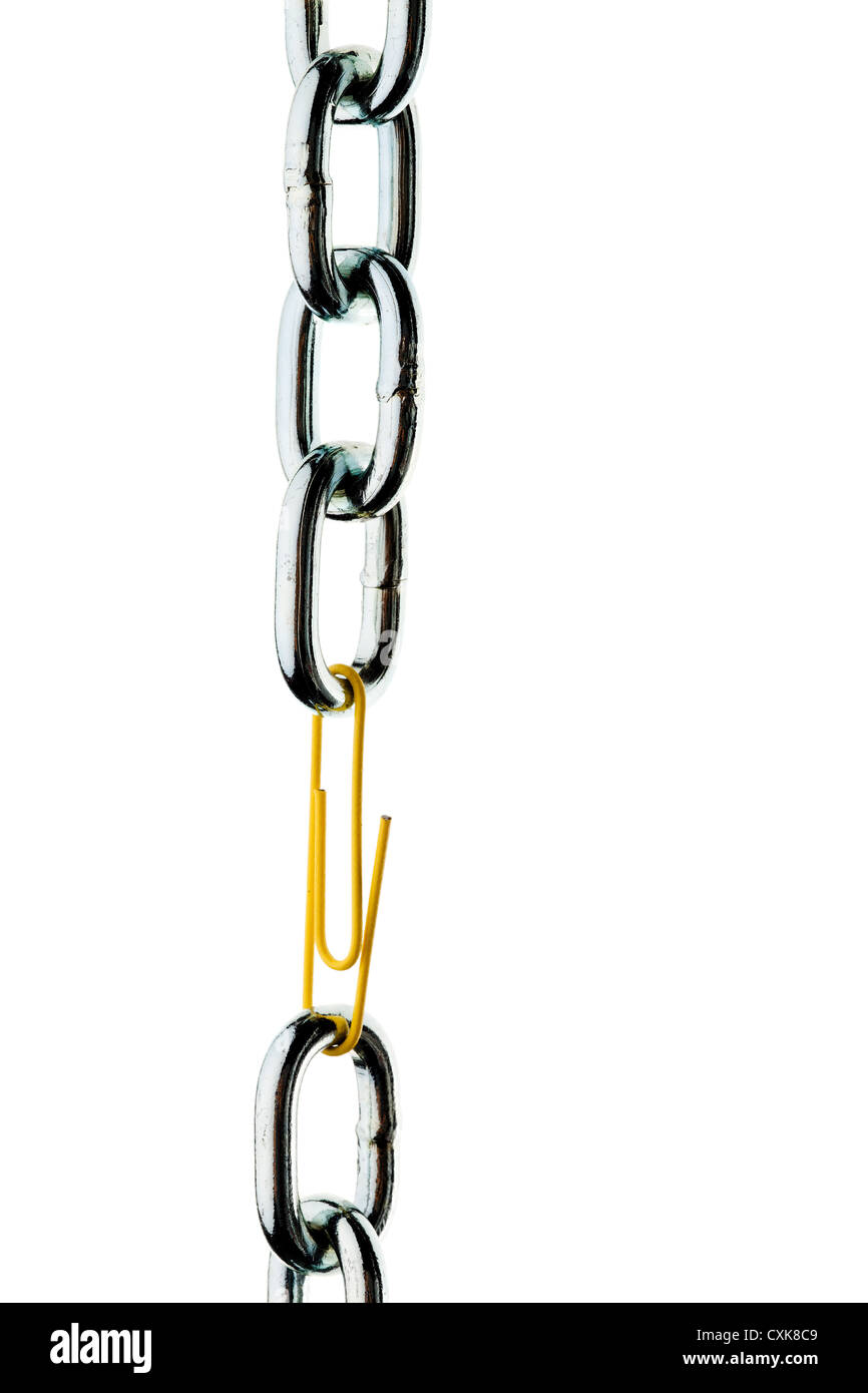 Paperclip chain hi-res stock photography and images - Alamy