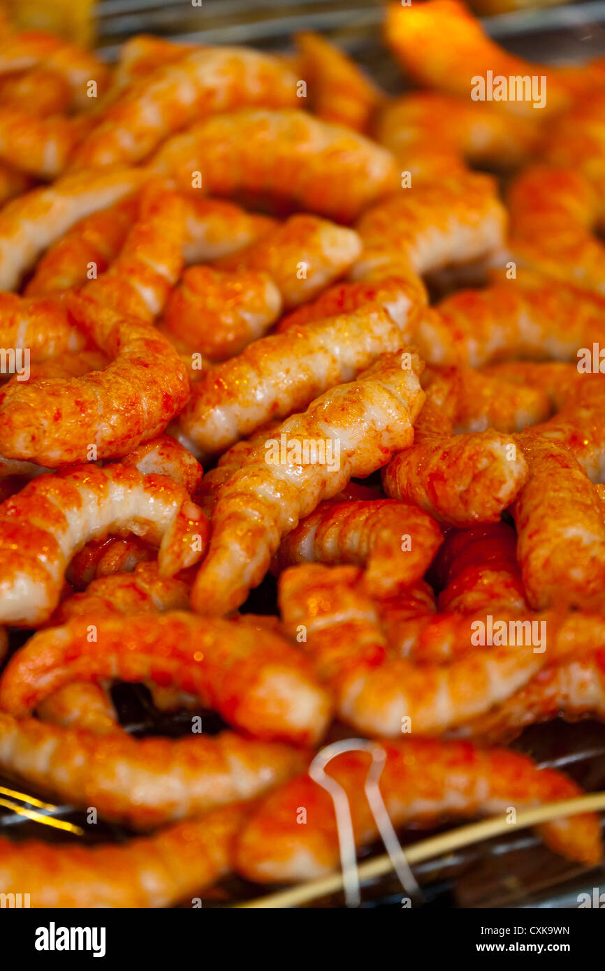 Fried Sea Fruits on the Chatuchak Market in Bangkok Stock Photo - Alamy