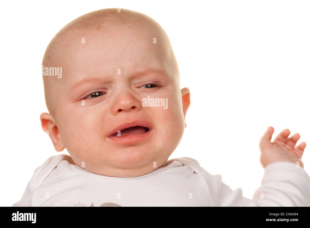 Face of a crying, sad babies Stock Photo - Alamy