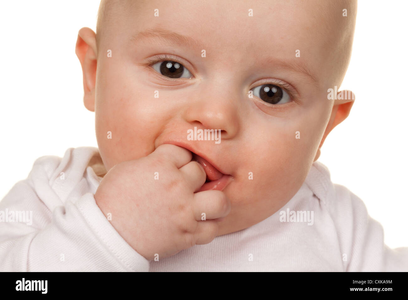 Face of a wondering baby Stock Photo - Alamy