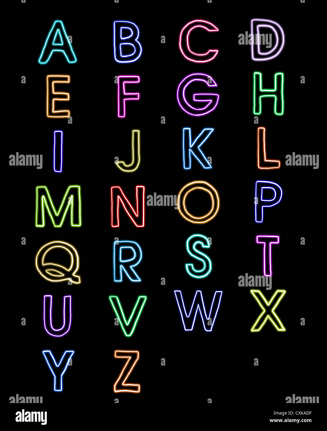 A z alphabet hi-res stock photography and images - Alamy