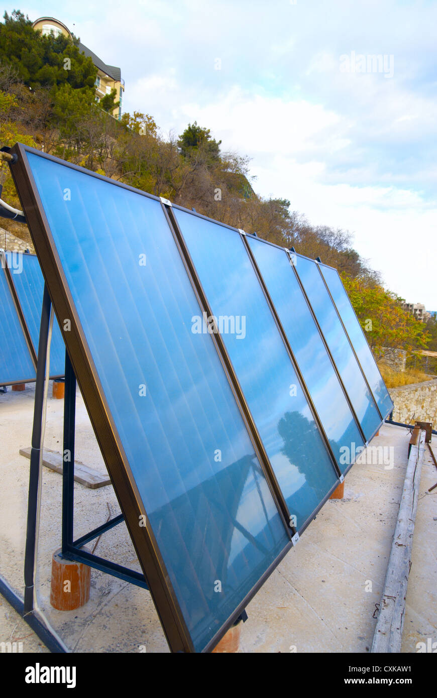 Water system roof hi-res stock photography and images - Alamy