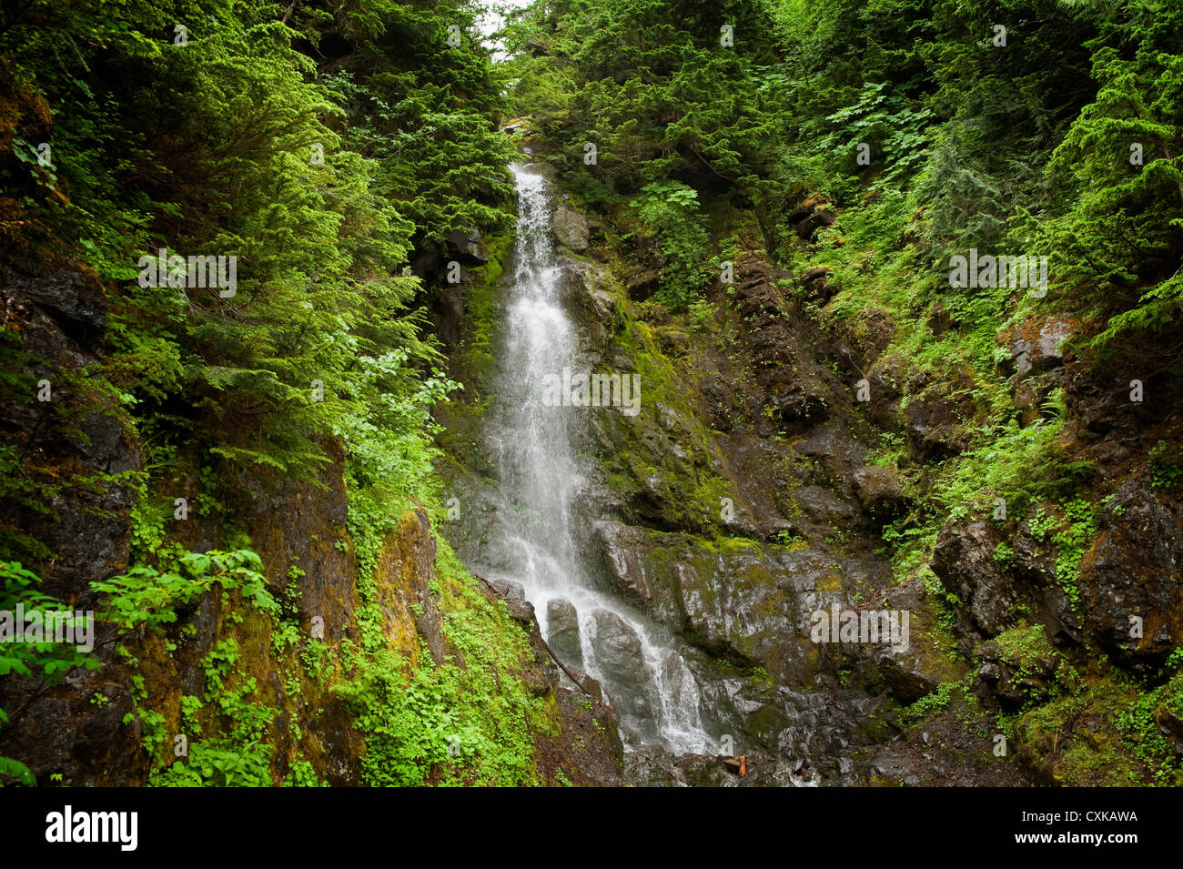 Beautiful waterfall in nature seen hi-res stock photography and images ...
