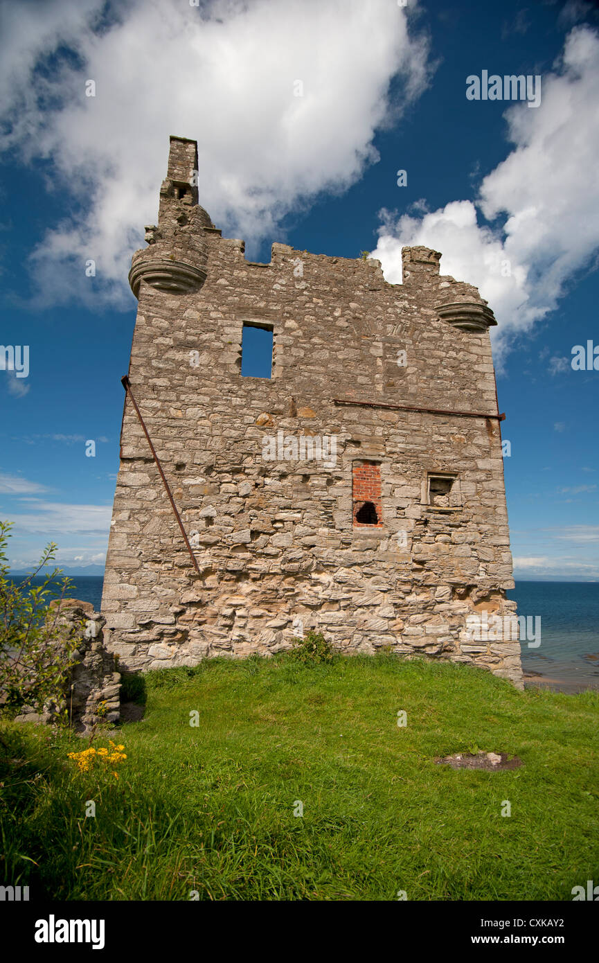 Greenan Ayr Castle 16th century tower house on the Ayrshire coast ...