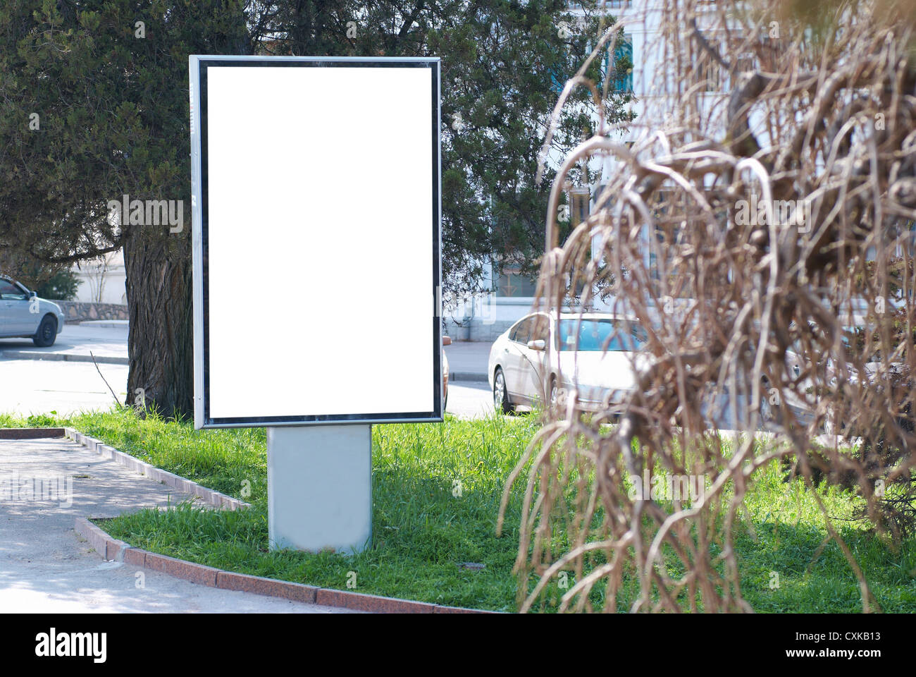 Vertical blank sign on hi-res stock photography and images - Alamy