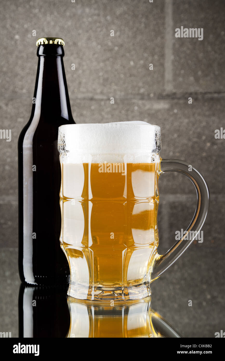 Beer still life, studio photo Stock Photo - Alamy