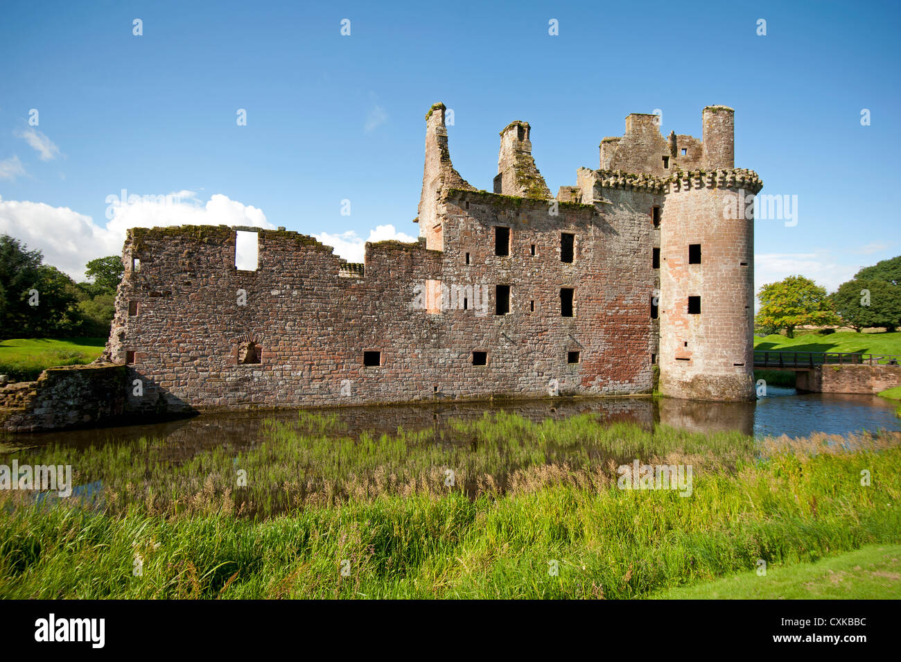 13th Century Triangular Scottish Castle High Resolution Stock ...