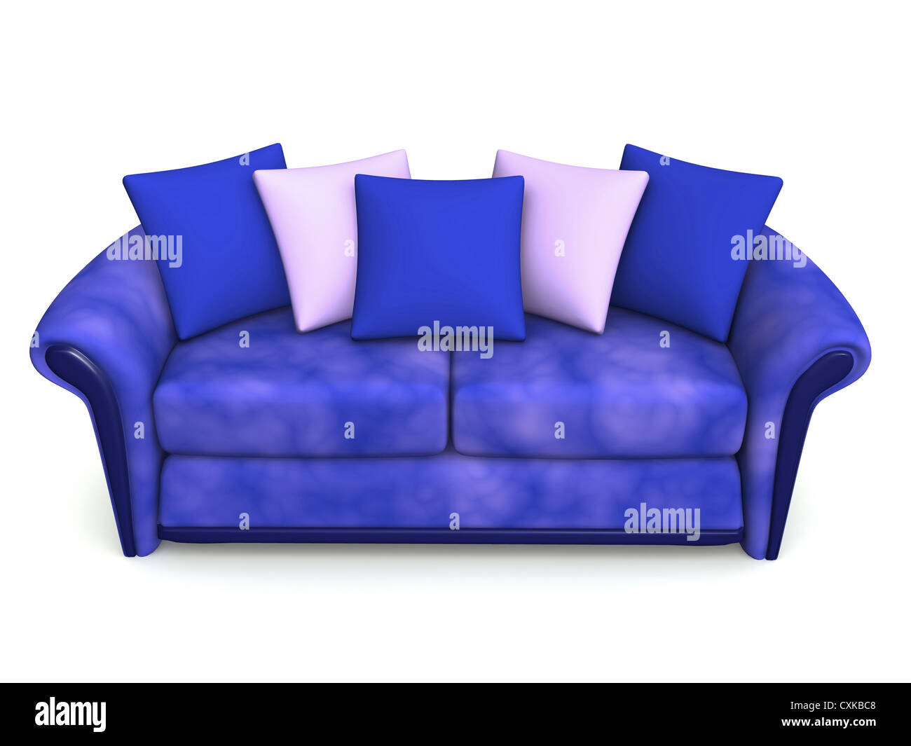 Blue classic sofa hi-res stock photography and images - Alamy