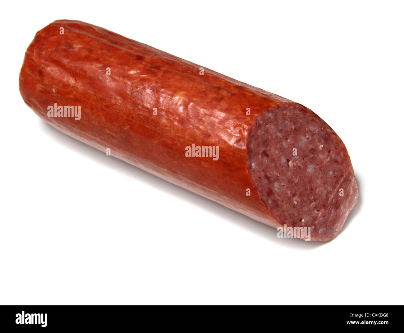 Cut sausage Cut Out Stock Images & Pictures - Alamy